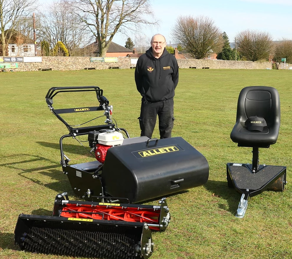 C34: Professional Petrol Cylinder Mower & Turf Maintenance System – ALLETT Pro